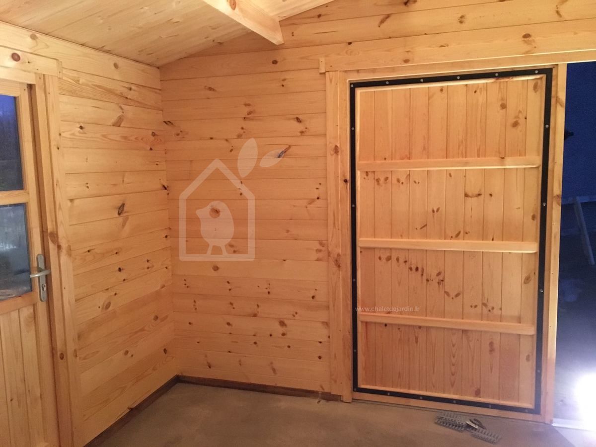 Garage en bois CLASSIC (44 mm), 6x6 m, 36 m²